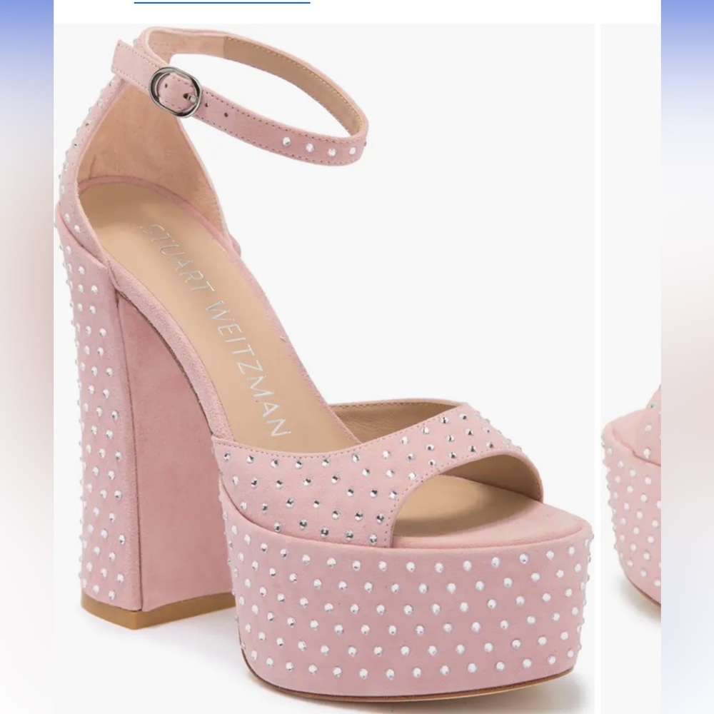 Stuart Weitzman Skyhi Ballet Pink - Gem